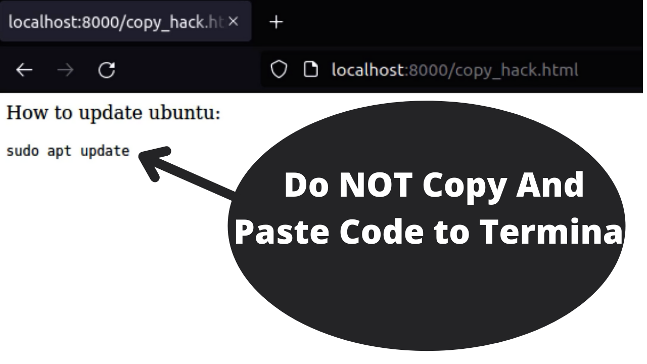 How To Get Hacked By Accidentally Copy Pasting